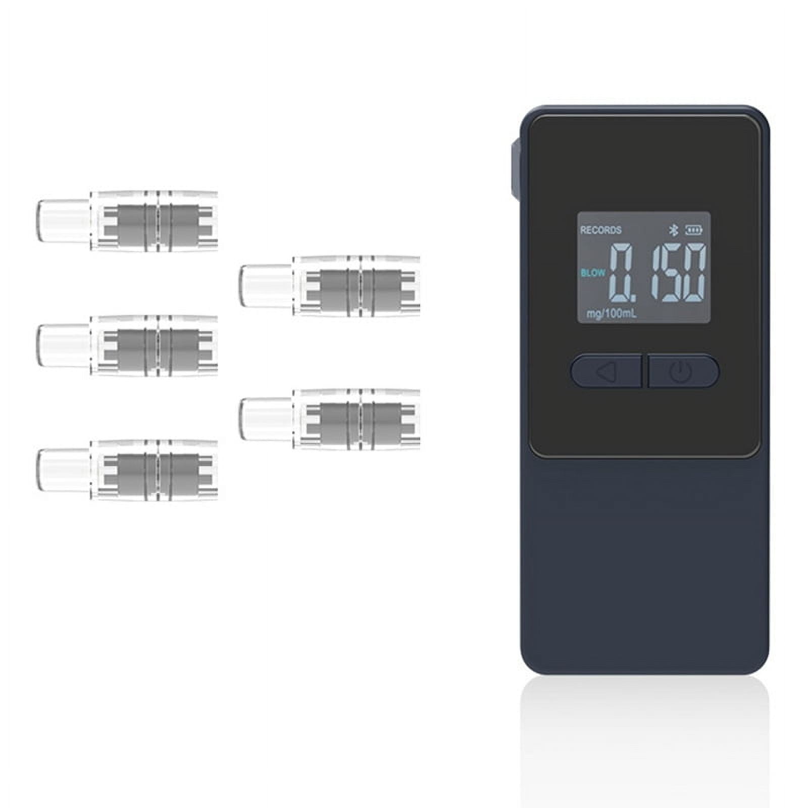 AT808 Portable Professional Alcohol Detector Bluetooth APP Exhaled Gas ...