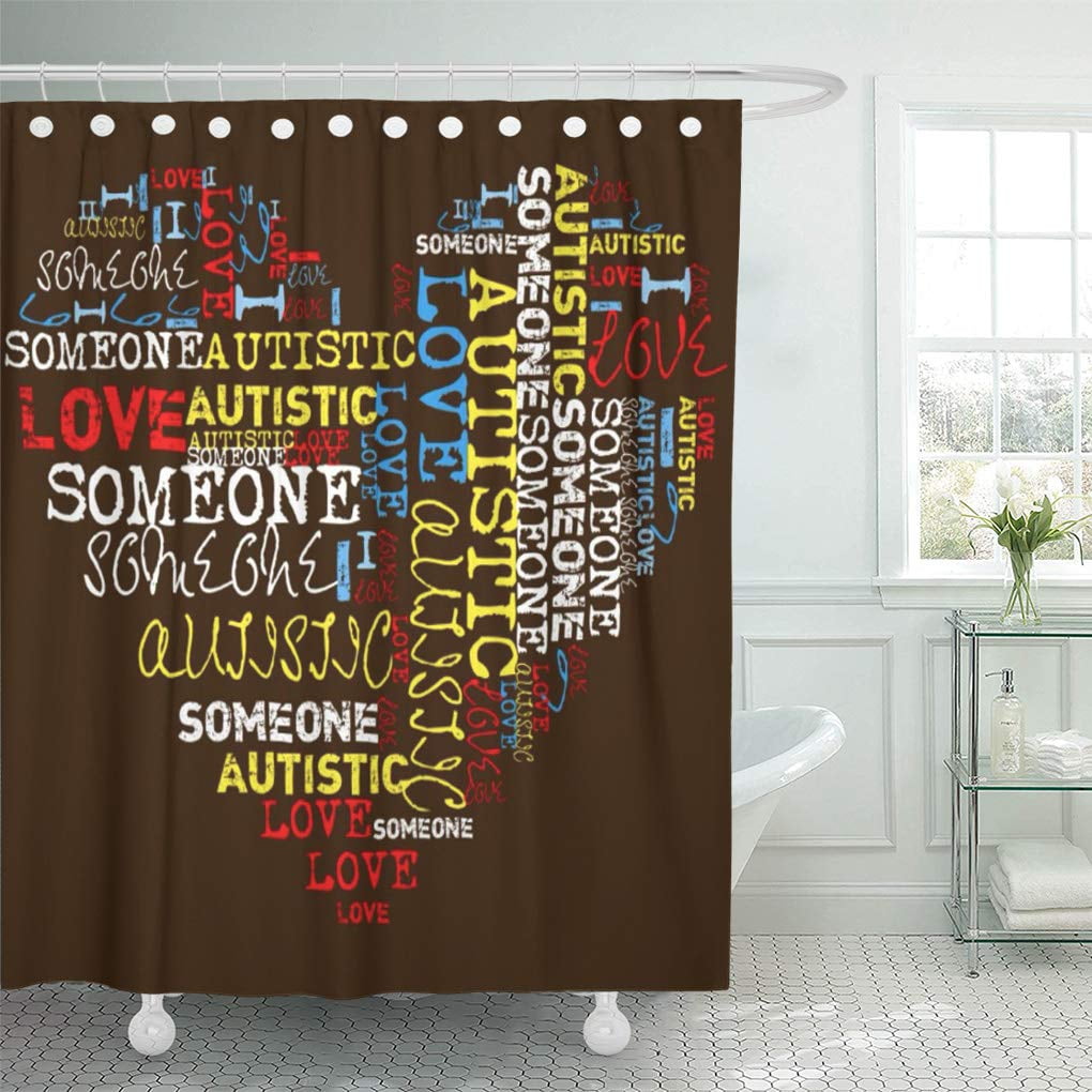 ATABIE Brown Autism I Someone Autistic Yellow Awareness Family Parents ...