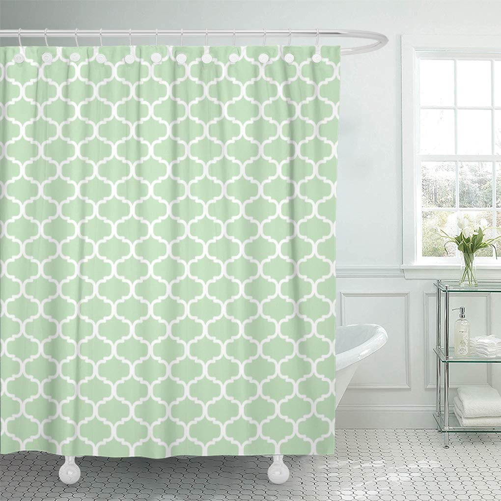 Mint Green Shower Curtain