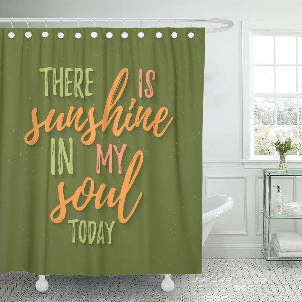 ATABIE There is Sunshine in My Soul Today Lettering Inspirational Quote ...