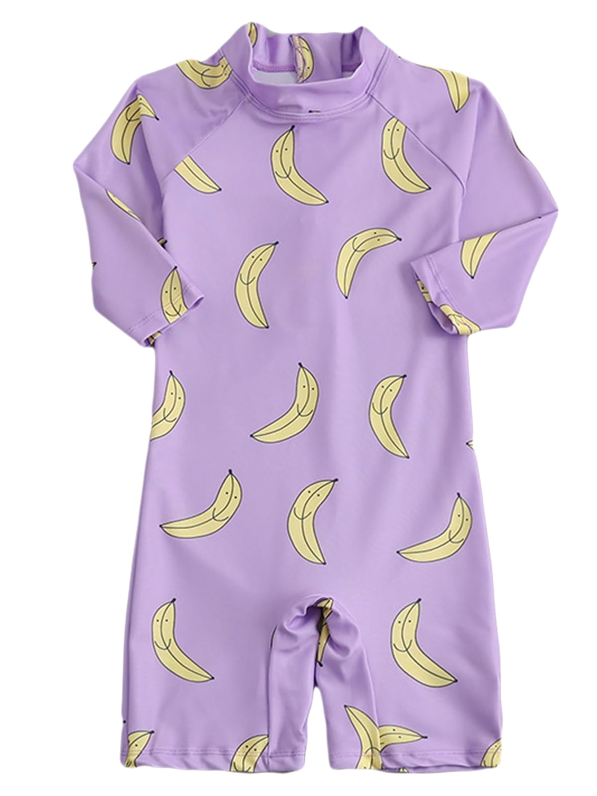 ATAIKU 0-4T Baby Girls Banana One Piece Swimsuit Rash Guard Suits ...