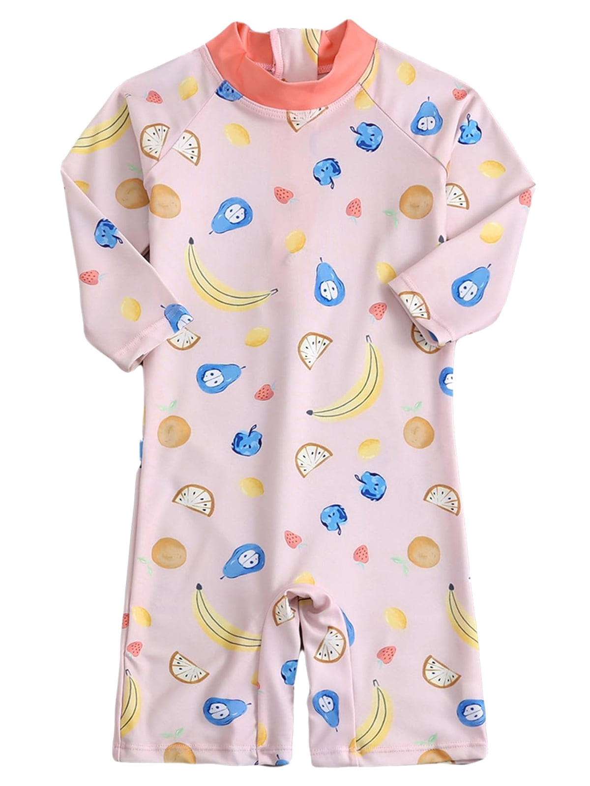 ATAIKU 0-4T Baby Girls Pear One Piece Swimsuit Rash Guard Suits Toddler ...