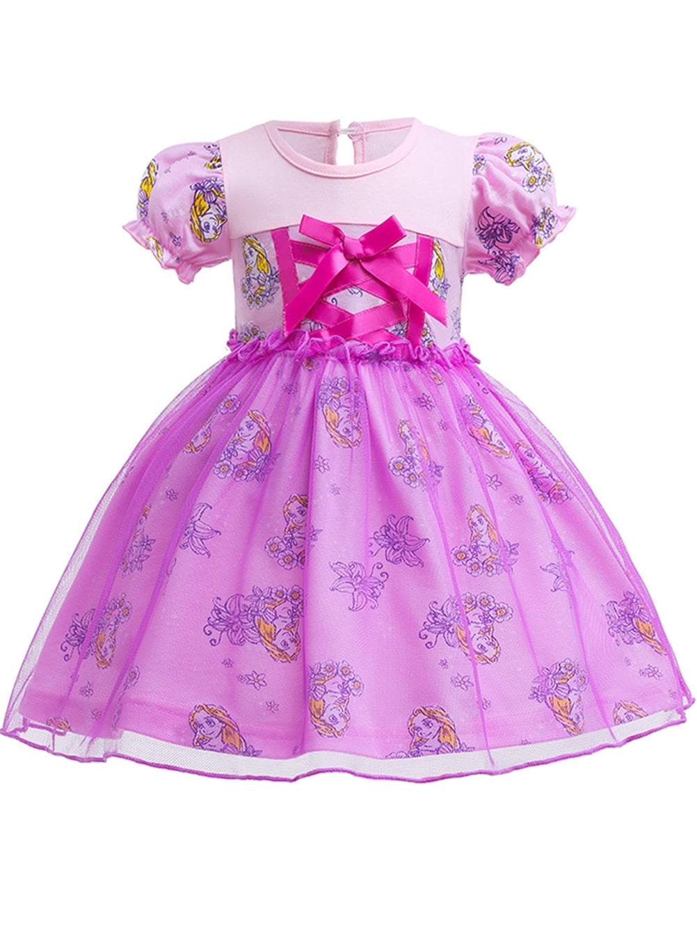 ATAIKU 1-6T Toddler Girls Pageant Princess Dress Baby Flower Wedding ...
