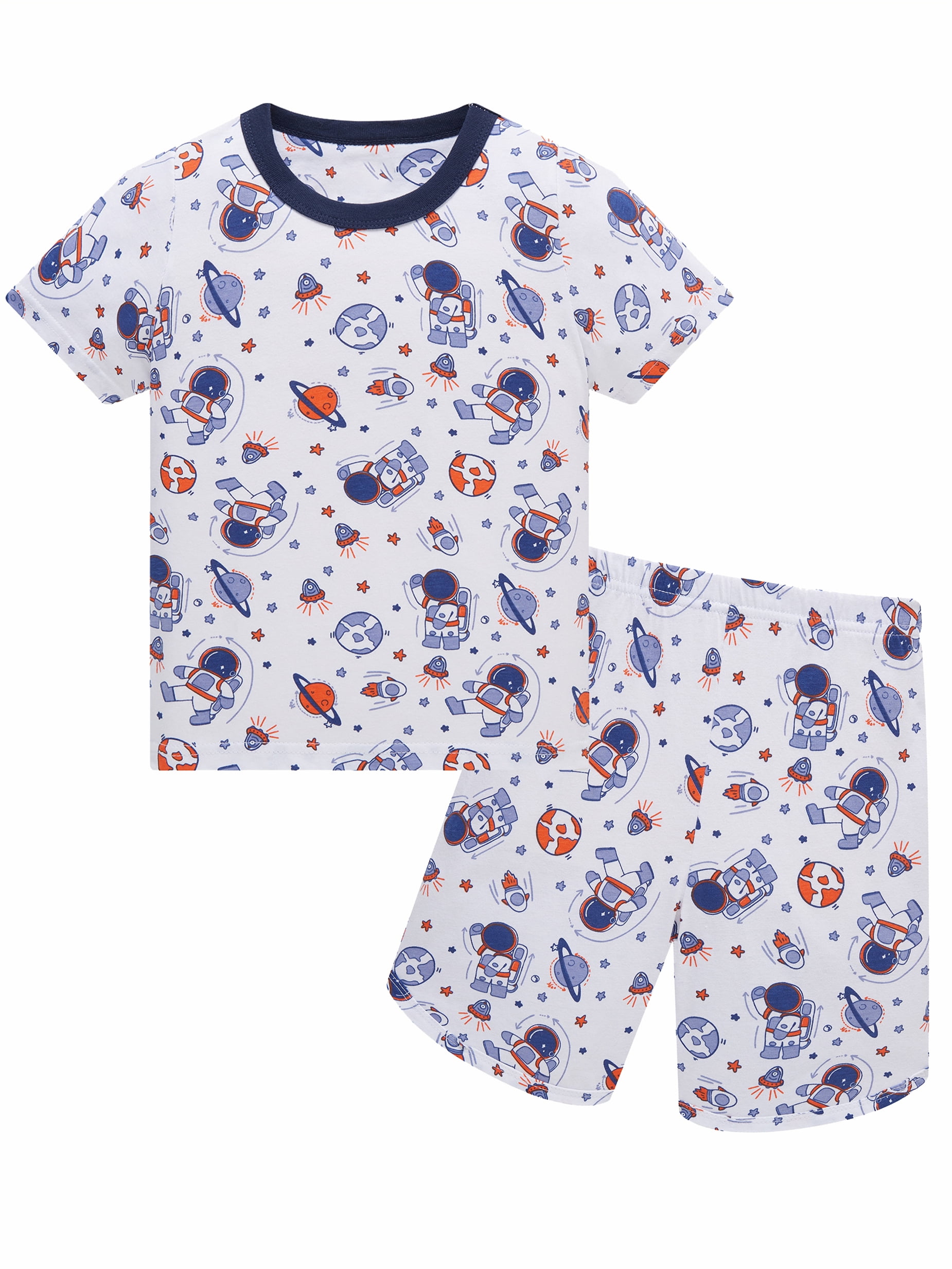 ATAIKU 100% Cotton Baby Boys Short Sleeve Pajama Sets, Toddler Boy 2 ...