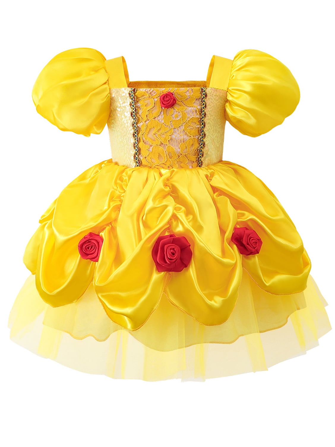ATAIKU 6M-3T Toddler Baby Girls Halloween Belle Princess Dress Up ...