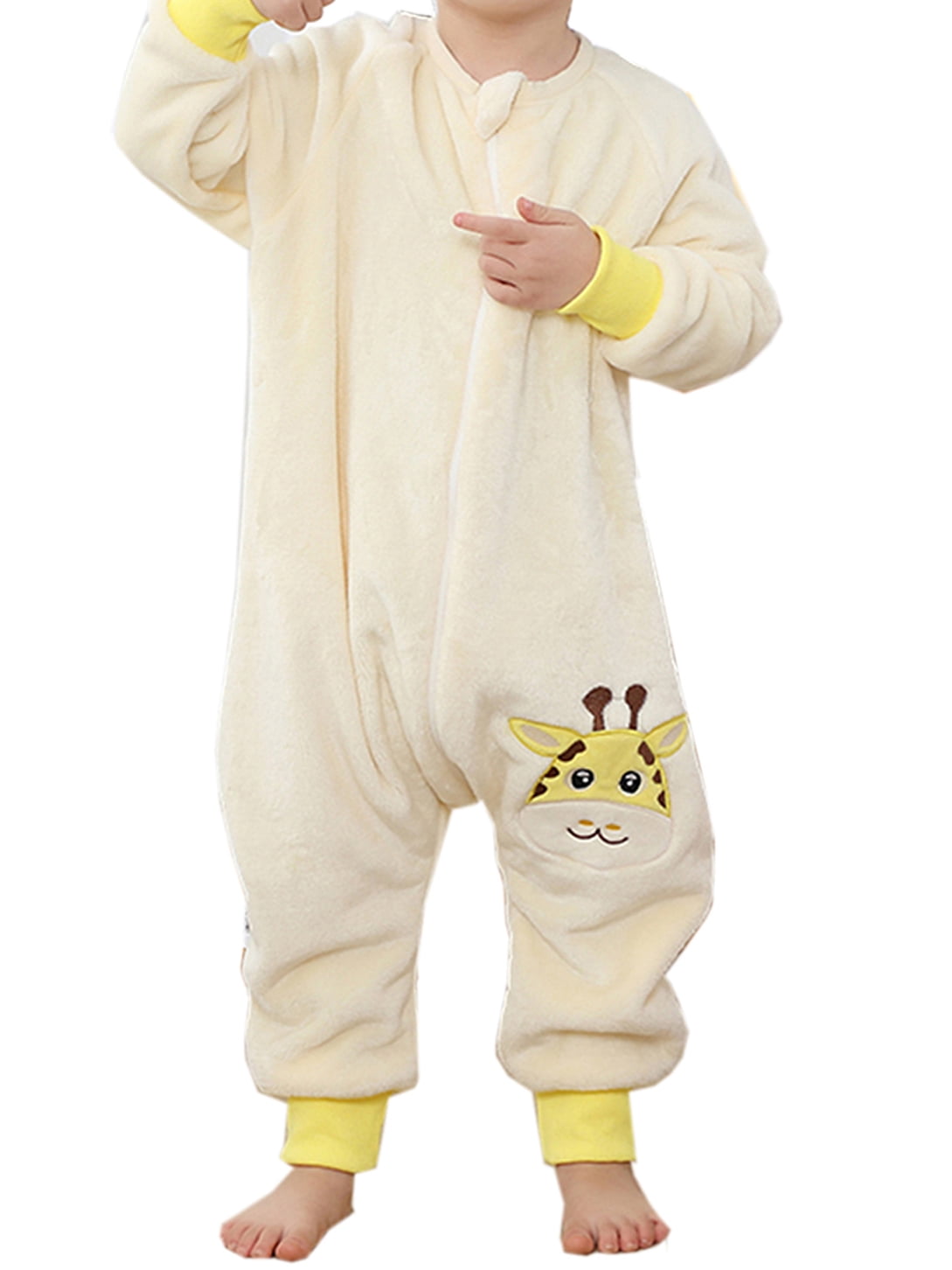 ATAIKU Toddler Sleeping Sack 9M-6T Winter Warm Flannel 2-Way Zipper ...