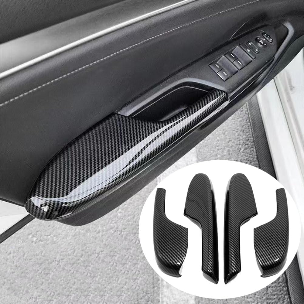 ATAIRSOFT Interior Door Armrest MMF7 Panel Decorative Trim Carbon Fiber ...