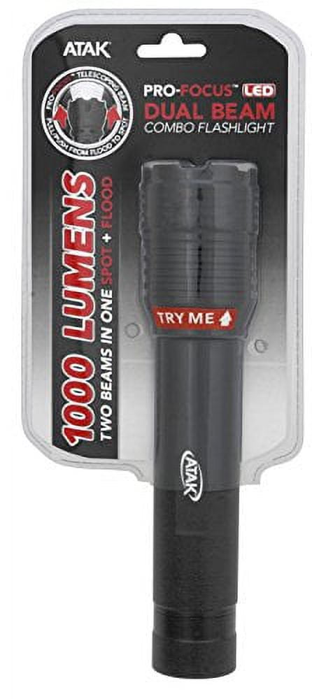 ATAK 541 9" Pro-Focus 1000 Lumen Heavy Duty Black Flashlight With ...