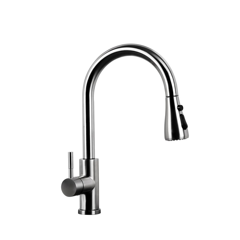 ATAYAL Kitchen Sink Faucet Stainless Steel With Pull Down Sprayer ...