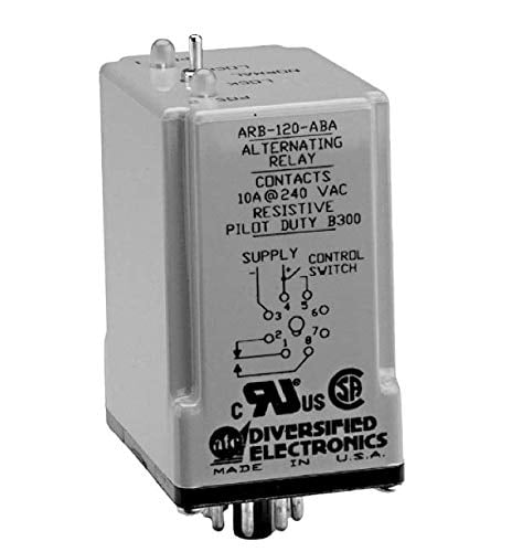 ATC ARB-120-ACA Duplexor Alternating Relay, 120 VAC, DPDT - Walmart.com