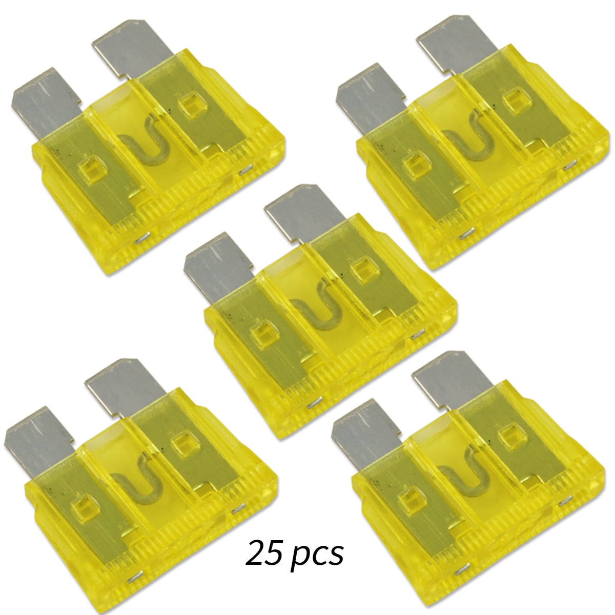 ATC Blade Style Fuse 20A AMP Automotive Car Truck Fuses Pack of 25 ...