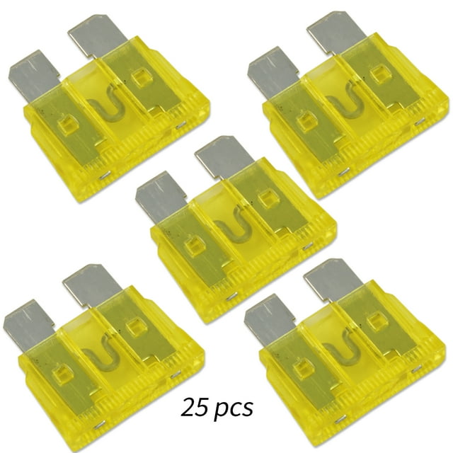 ATC Blade Style Fuse 20A AMP Automotive Car Truck Fuses Pack of 25 ...