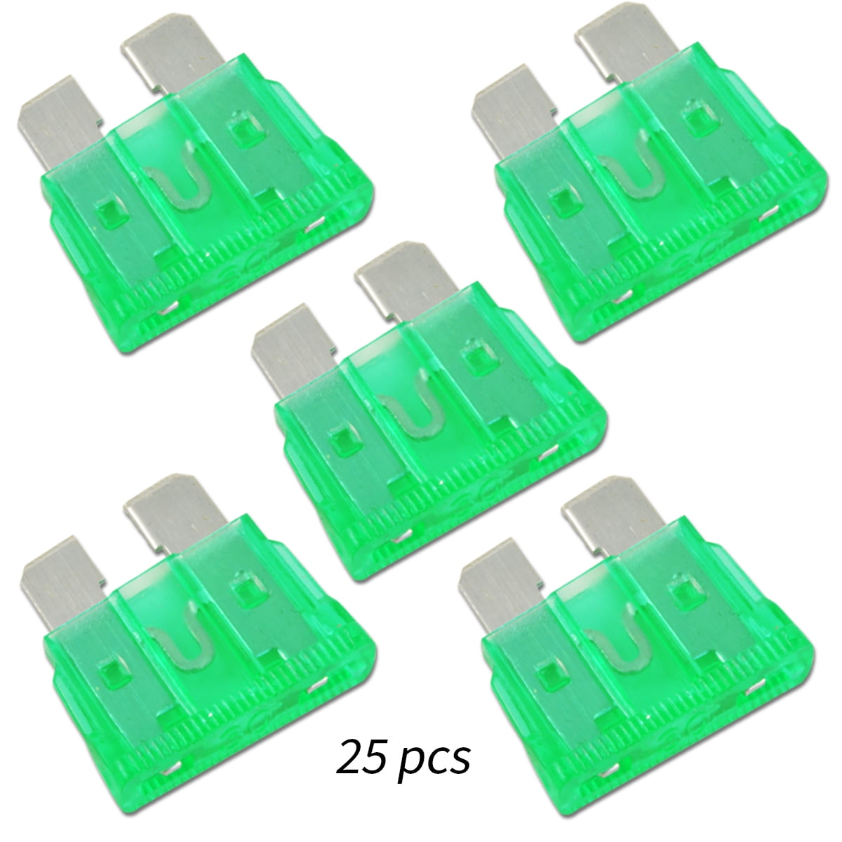 ATC Blade Style Fuse 30A AMP Automotive Car Truck Fuses Pack of 25 ...