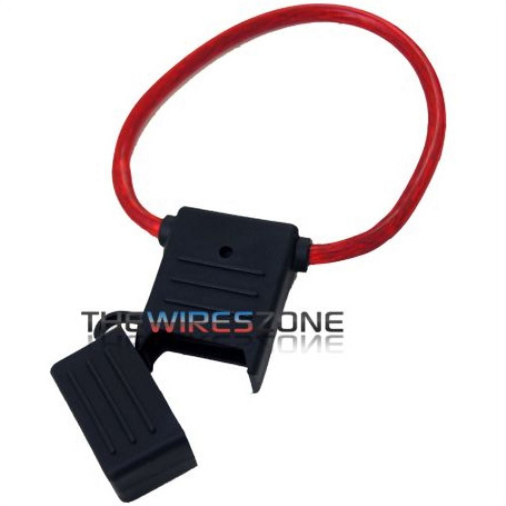 ATCWP-10 ATC/ATO Fuse Holder with 10 Gauge Power Cable Wire Waterproof ...