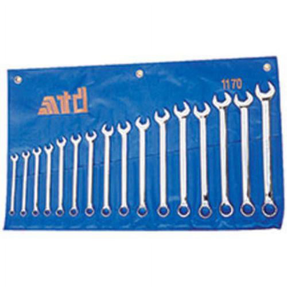 ATD 1170 16-Piece Metric Combination Wrench Set - Walmart.com