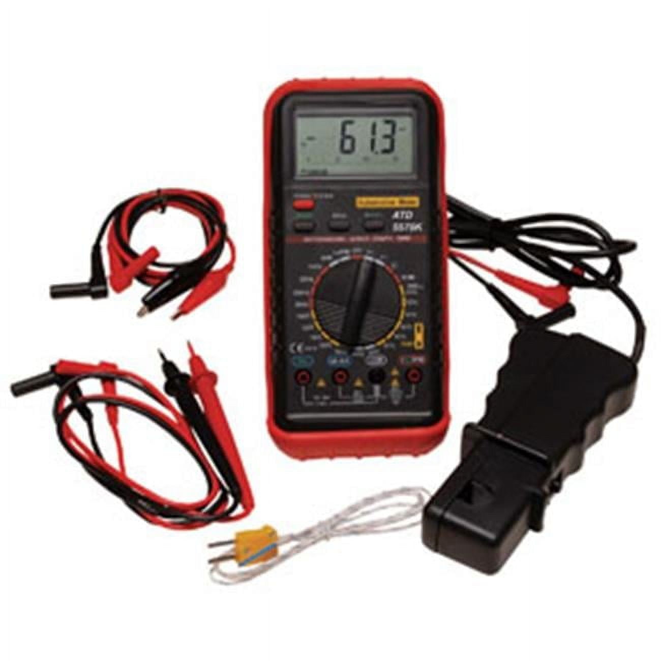 ATD 5570K Deluxe Automotive Meter with RPM and Temperature Functions ...