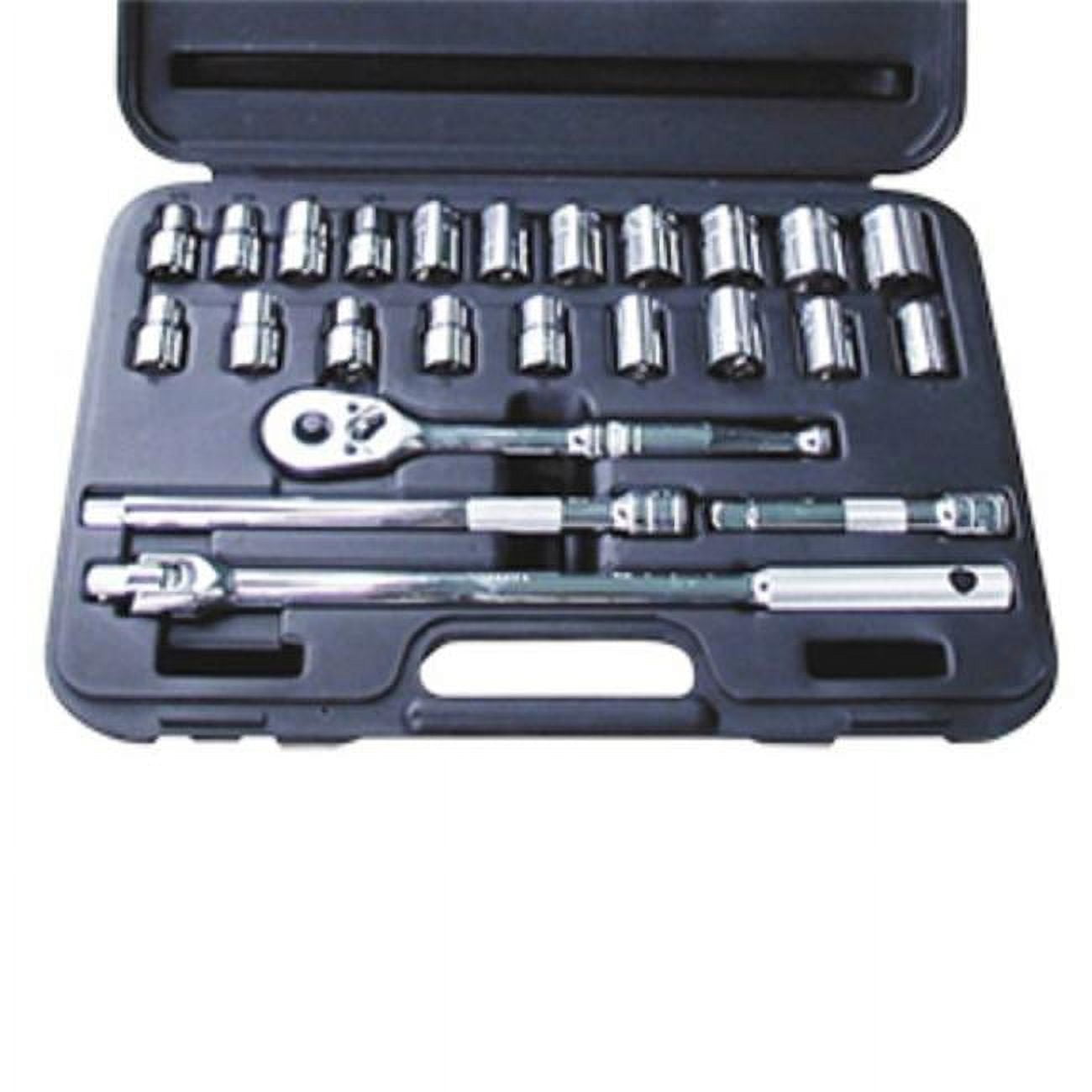 ATD Tools ATD-136021A 0.5 in. Drive 6 Point SAE & Metric Socket Set ...