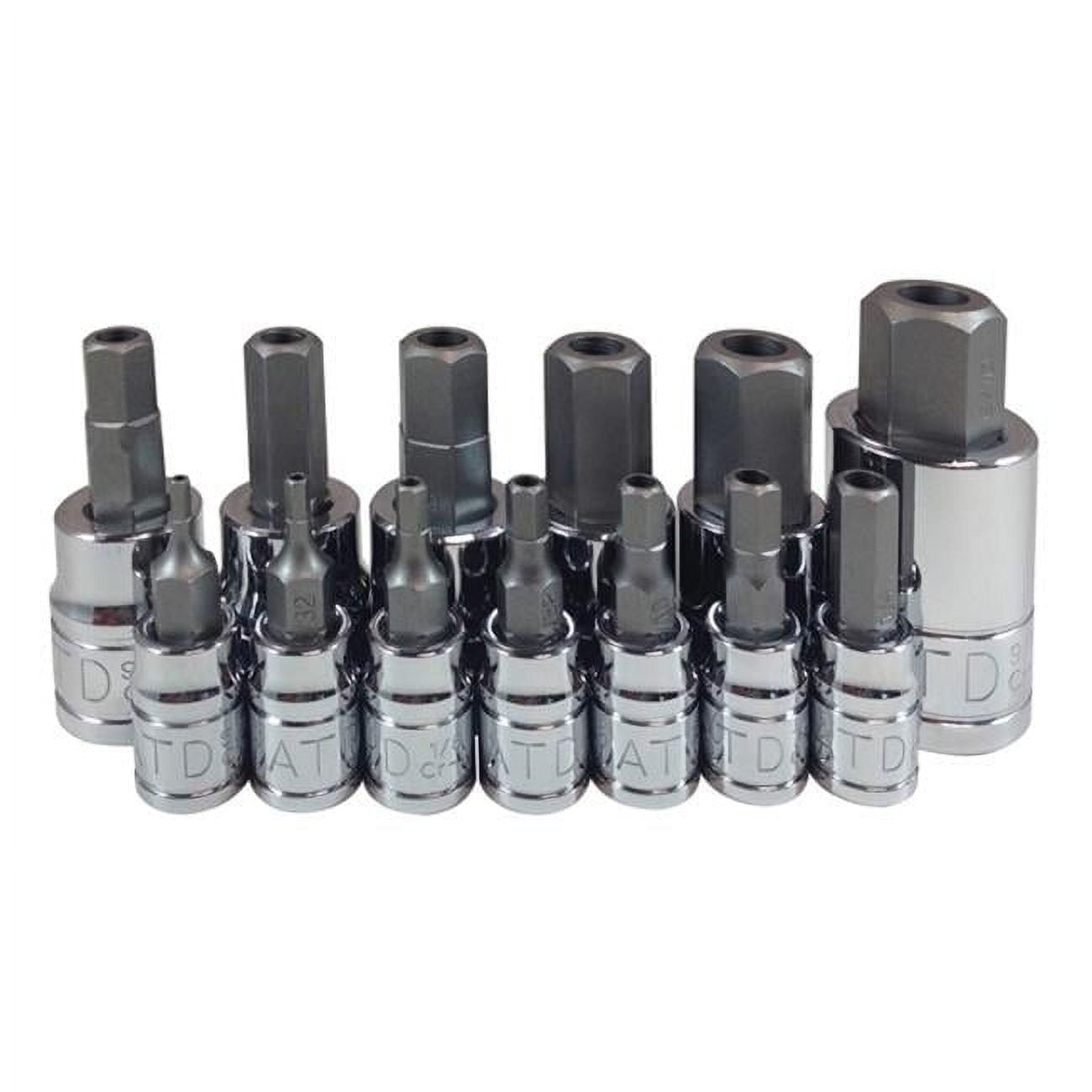 ATD Tools 13794 13 Pc. Tamper-Resistant SAE HEX Bit Socket Set ATD ...