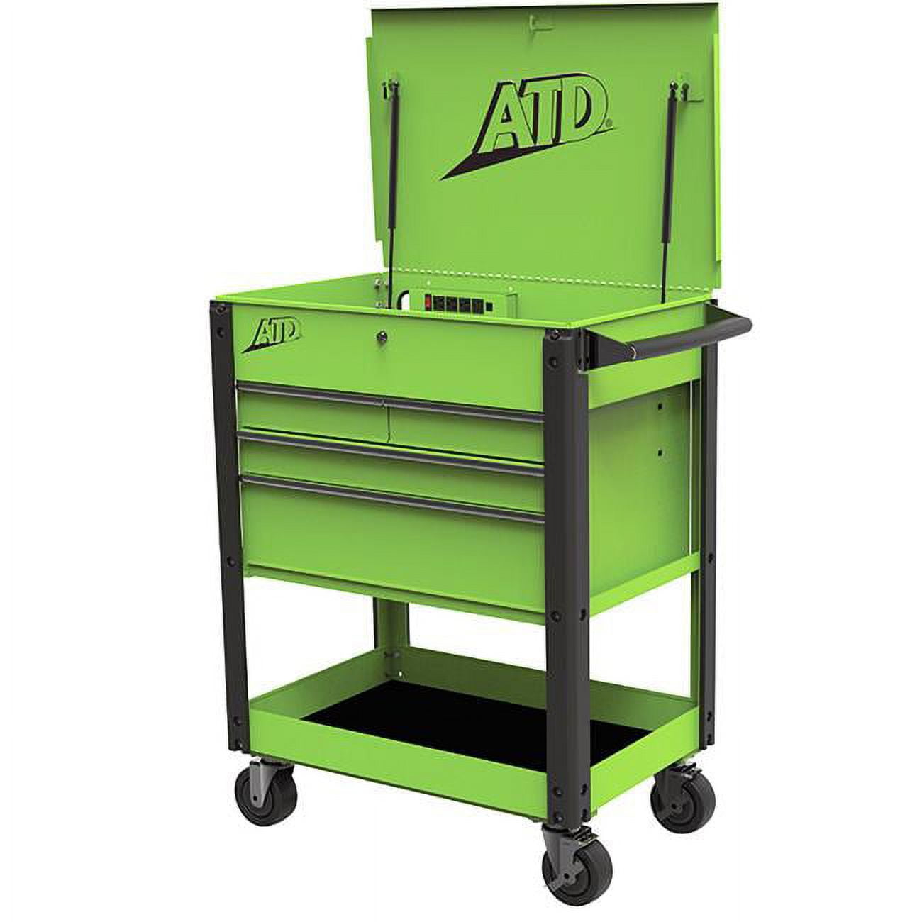 ATD Tools 70450 31" 4-Drawer Quick Assembly Deluxe Service Cart ATD ...