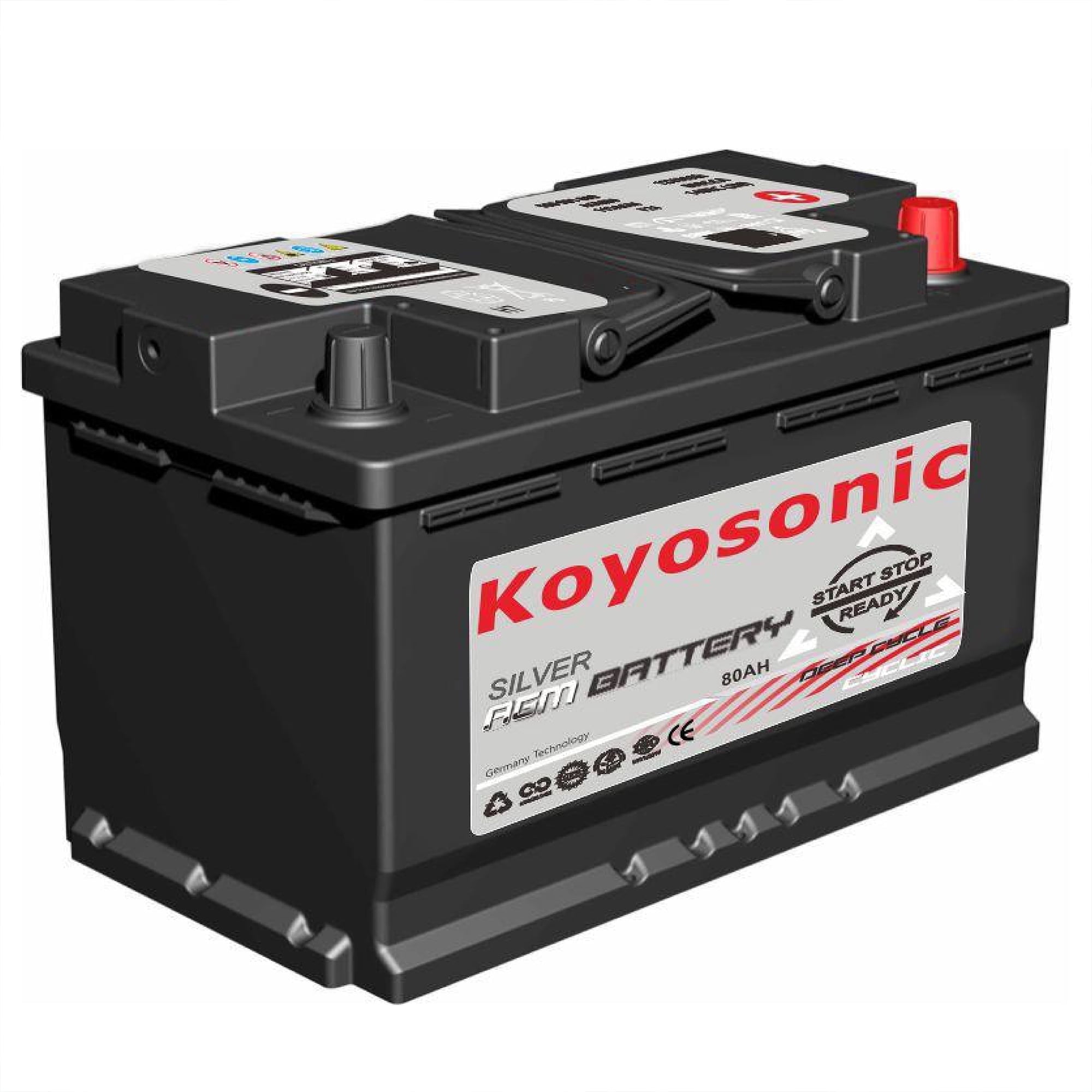 ATE CHG KOYOSONIC AGM -80AH 12V Car Battery – High Performance ...