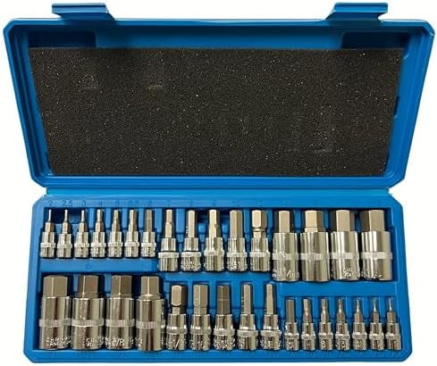 ATE . Tools - Master Hex Bit Socket Set, Allen Socket Set | 32 PC ...