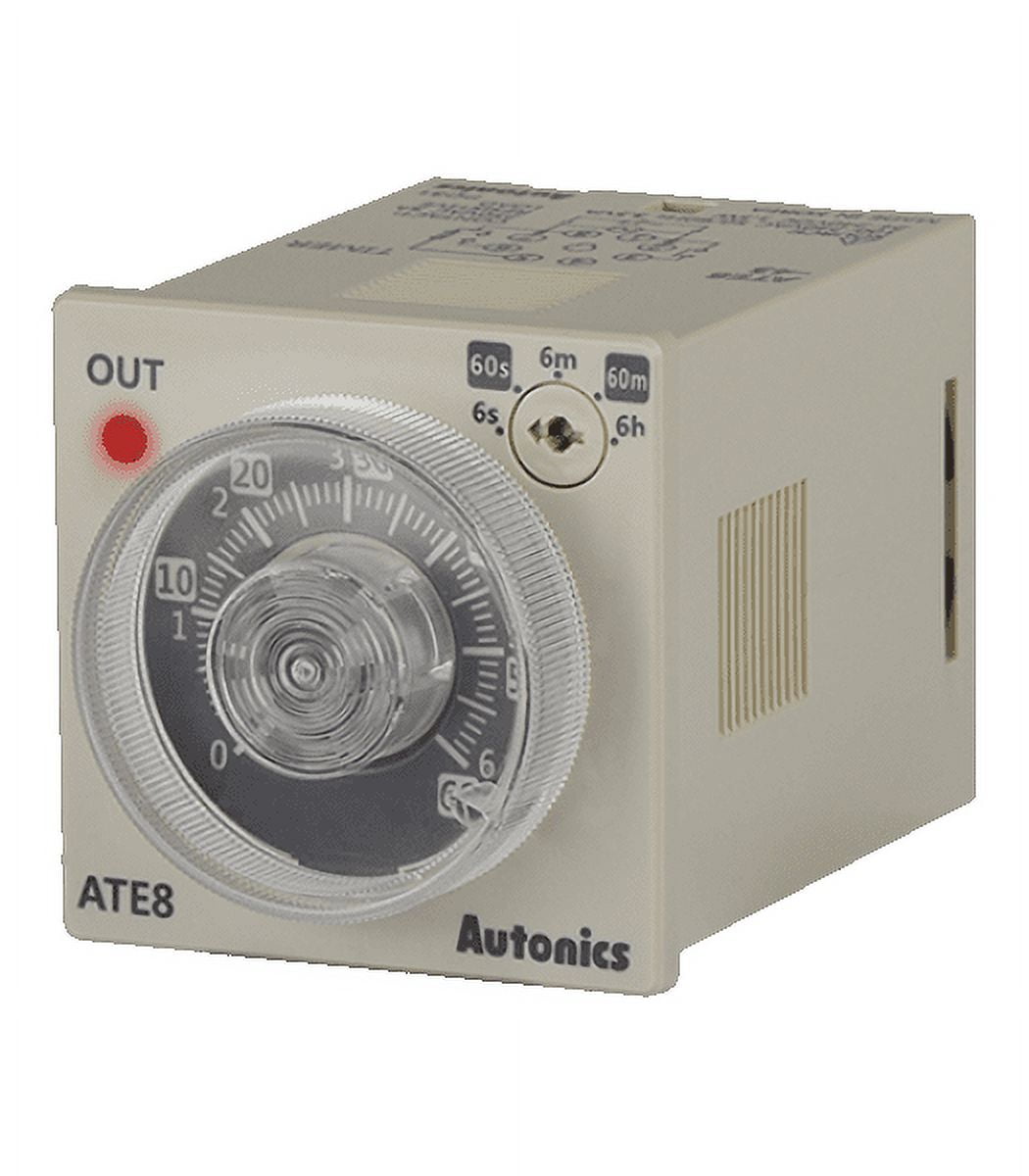 ATE8-46 Autincs Timer, Analog, 6 Sec/ 60 Sec/ 6 Min/ 60 Min/ 6 Hour ...