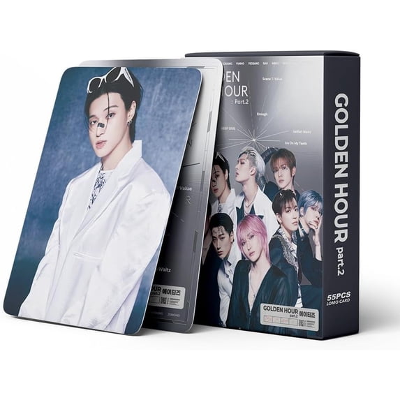 ATEEZ GOLDEN HOUR Lomo Card Photocards for ATINY Fans (2025 Greetings ...