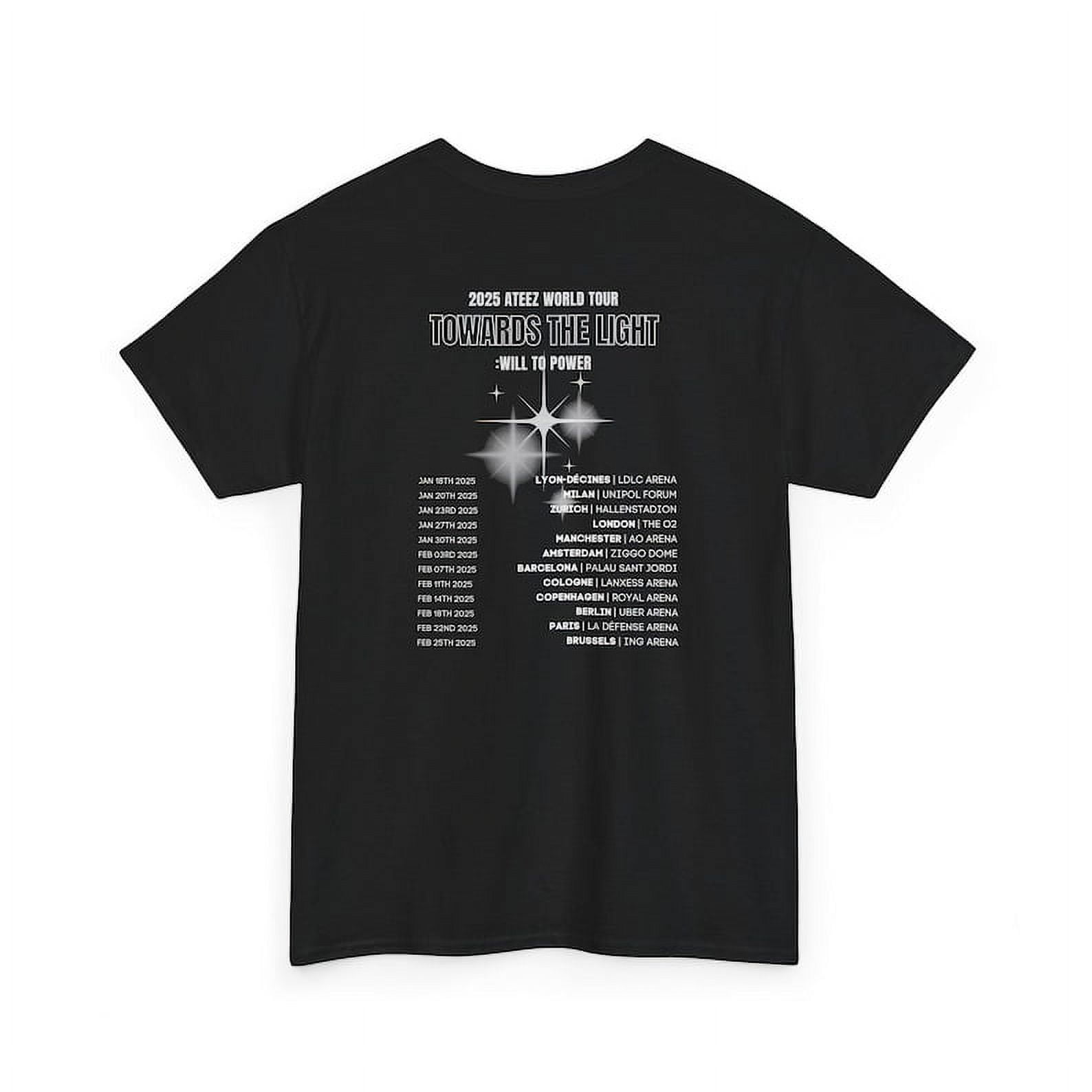 ATEEZ Tour 2025 T-shirt – Break the Wall Concert Shirt, Kpop Fan Merch, Atiny World Tour Tee ...