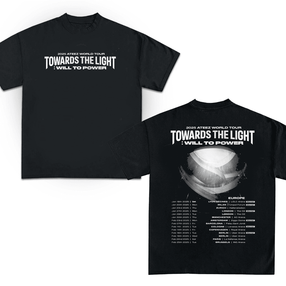 ATEEZ World Tour 2025 Merch, Europe Edition, Towards The World Theme ...