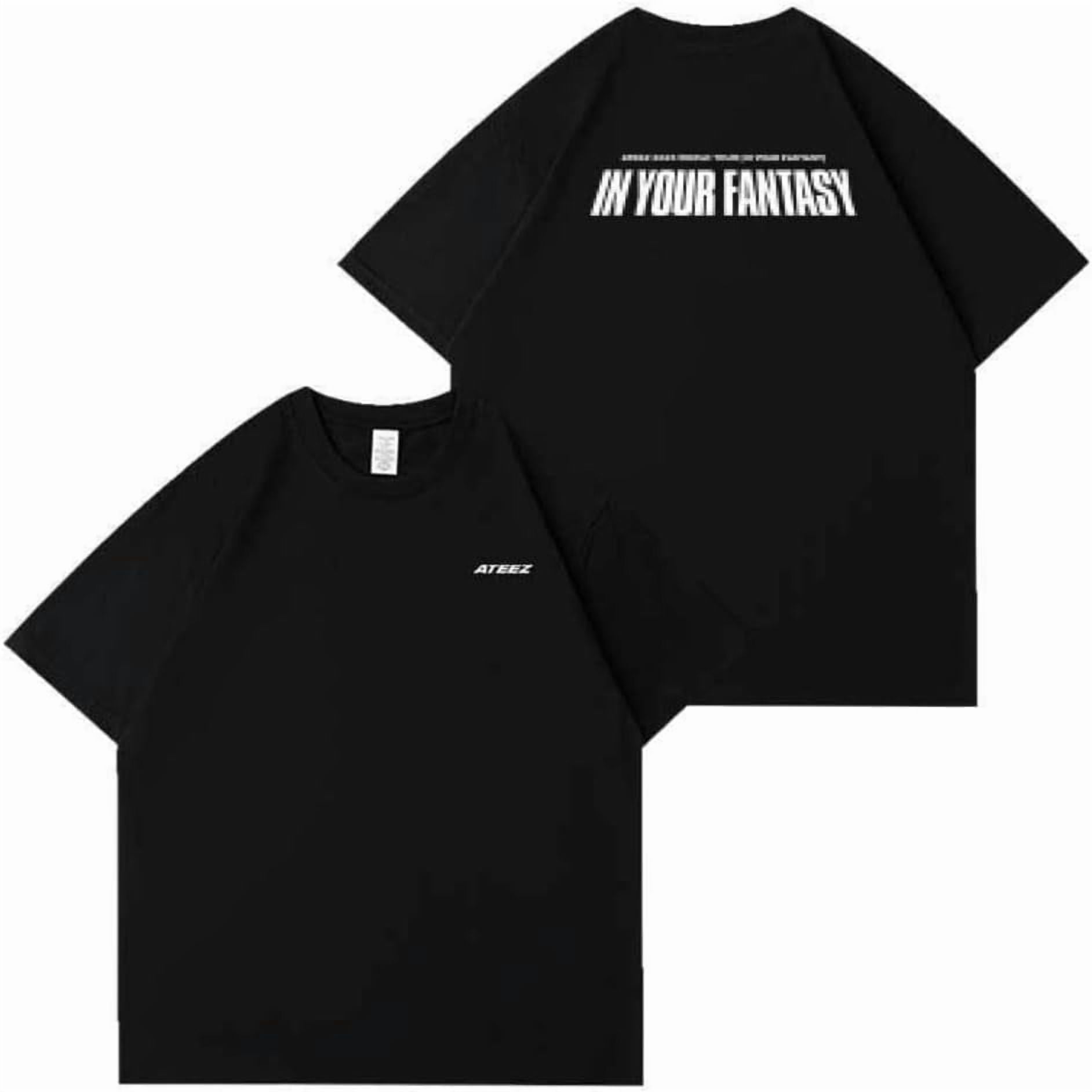 ATEEZ in Your Fantasy 2025 World Tour Cotton T-Shirt - ATINY Concert ...