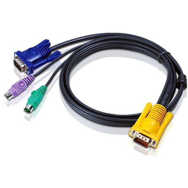 ATEN 6 ft. Master View PS/2 KVM Cable 2L5202P - Walmart.com