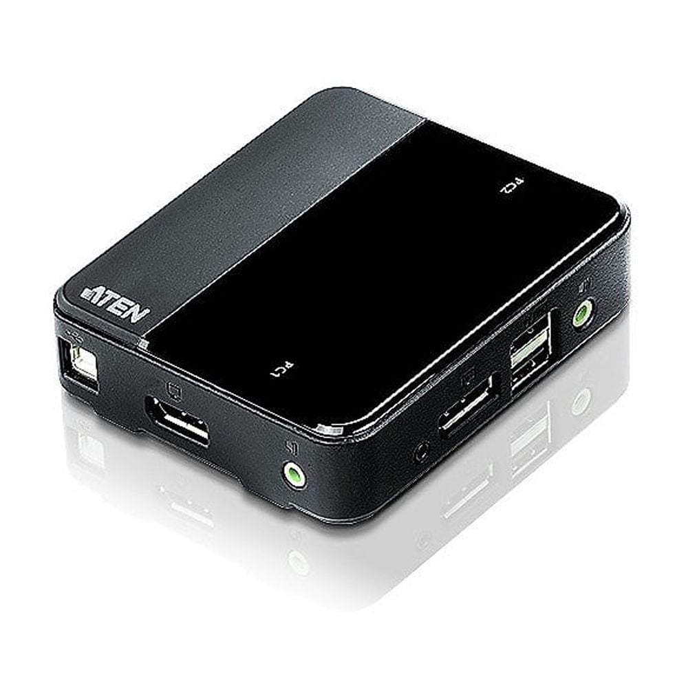 Aten 2-Port USB DisplayPort/Audio KVM Switch (4K UHD Supported ...
