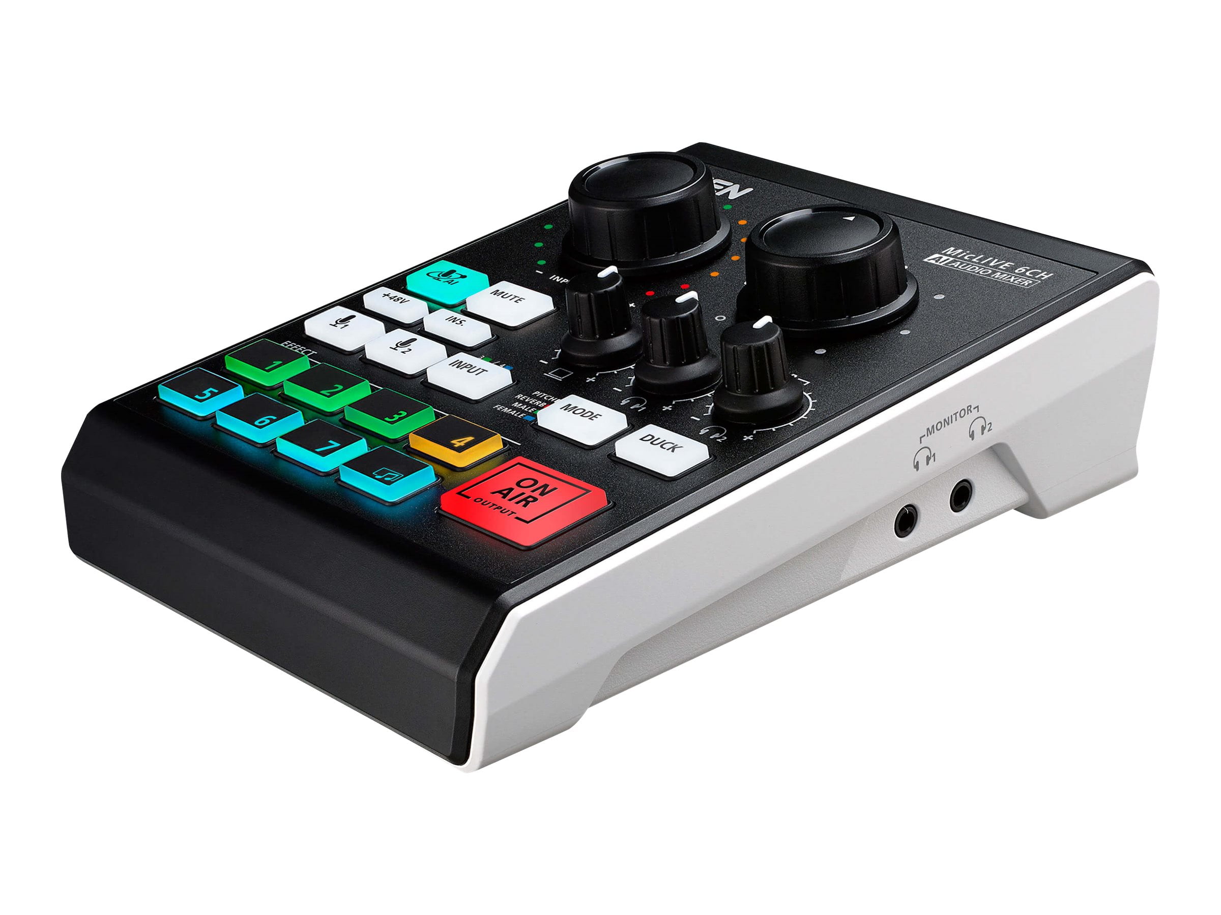 ATEN MicLIVE 6-CH - Audio interface - 24-bit - 96 kHz - USB-C - Walmart.com