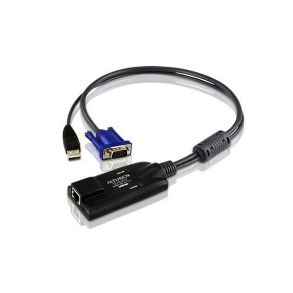 ATEN USB & VGA Adapter, 1 x RJ-45 Female Network - Walmart.com
