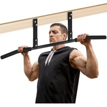 Ultimate Body Press Steel Ceiling Mount Pull Up Bar for 8 Foot Ceilings ...