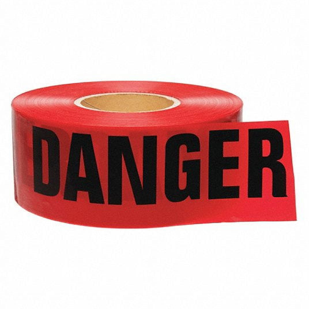 ATERET Premium Red Danger Tape 3-Pack 3 inch x 1000 feet, Hazard Safety ...