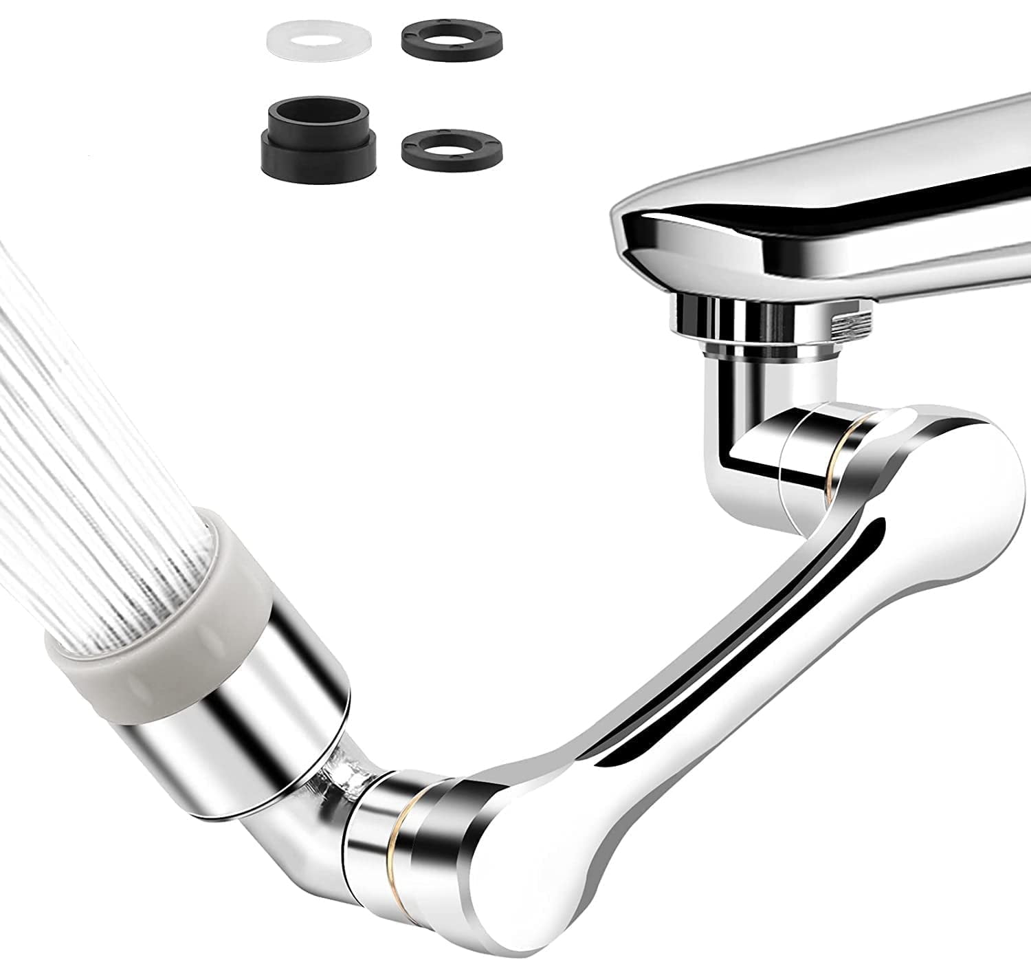 ATETO 1080 Splash Filter Faucet Sprayer Universal Faucet Outlet Valve ...