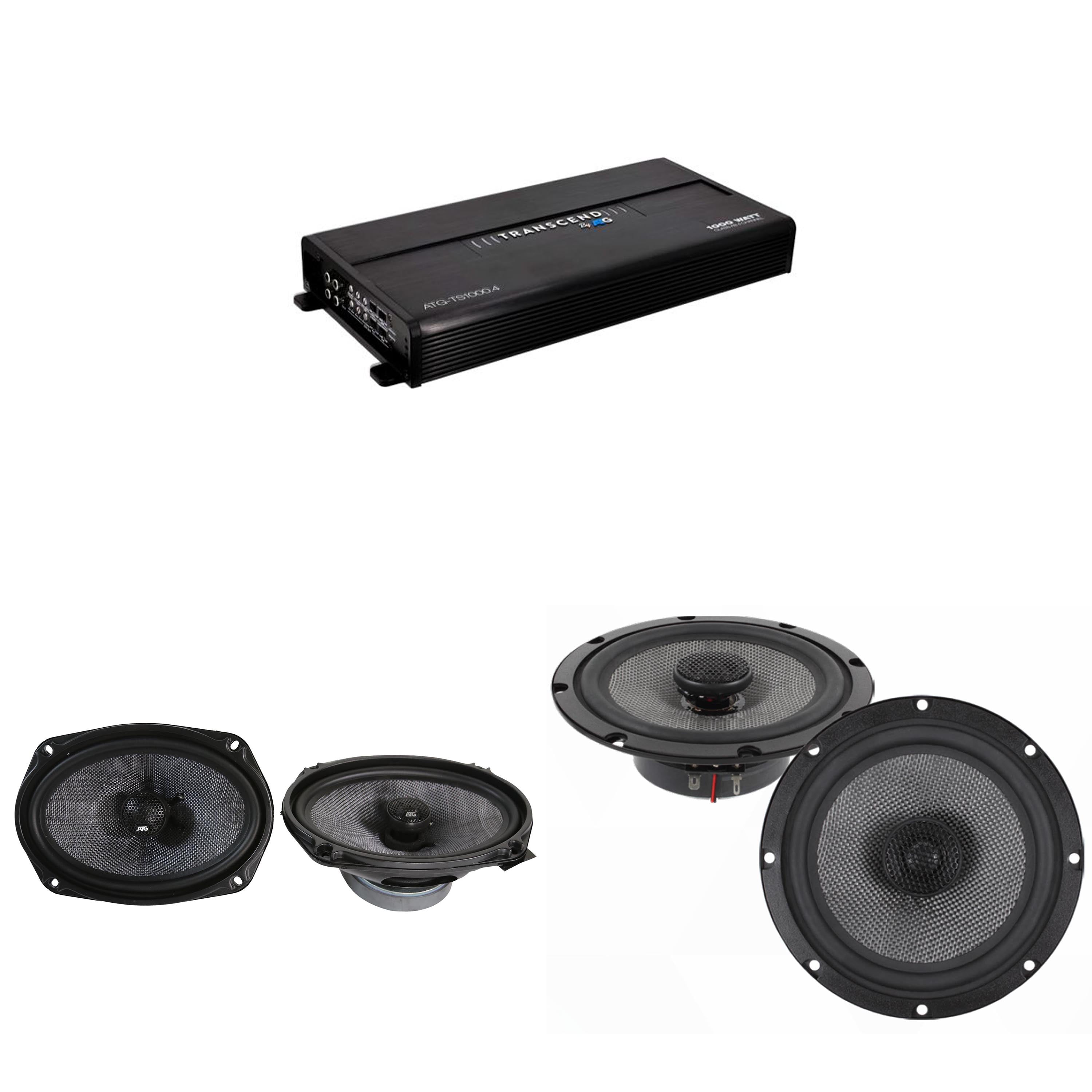 ATG Transcend Series Amplified Speaker Upgrade for GM 200W 6.5 ...