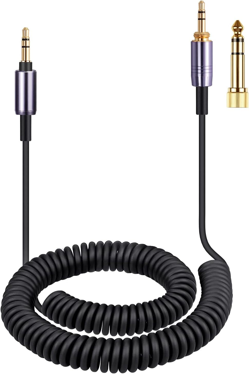 ATH-M50xBT Cable, Coiled Aux Cord Replacement for Audio Technica ATH ...