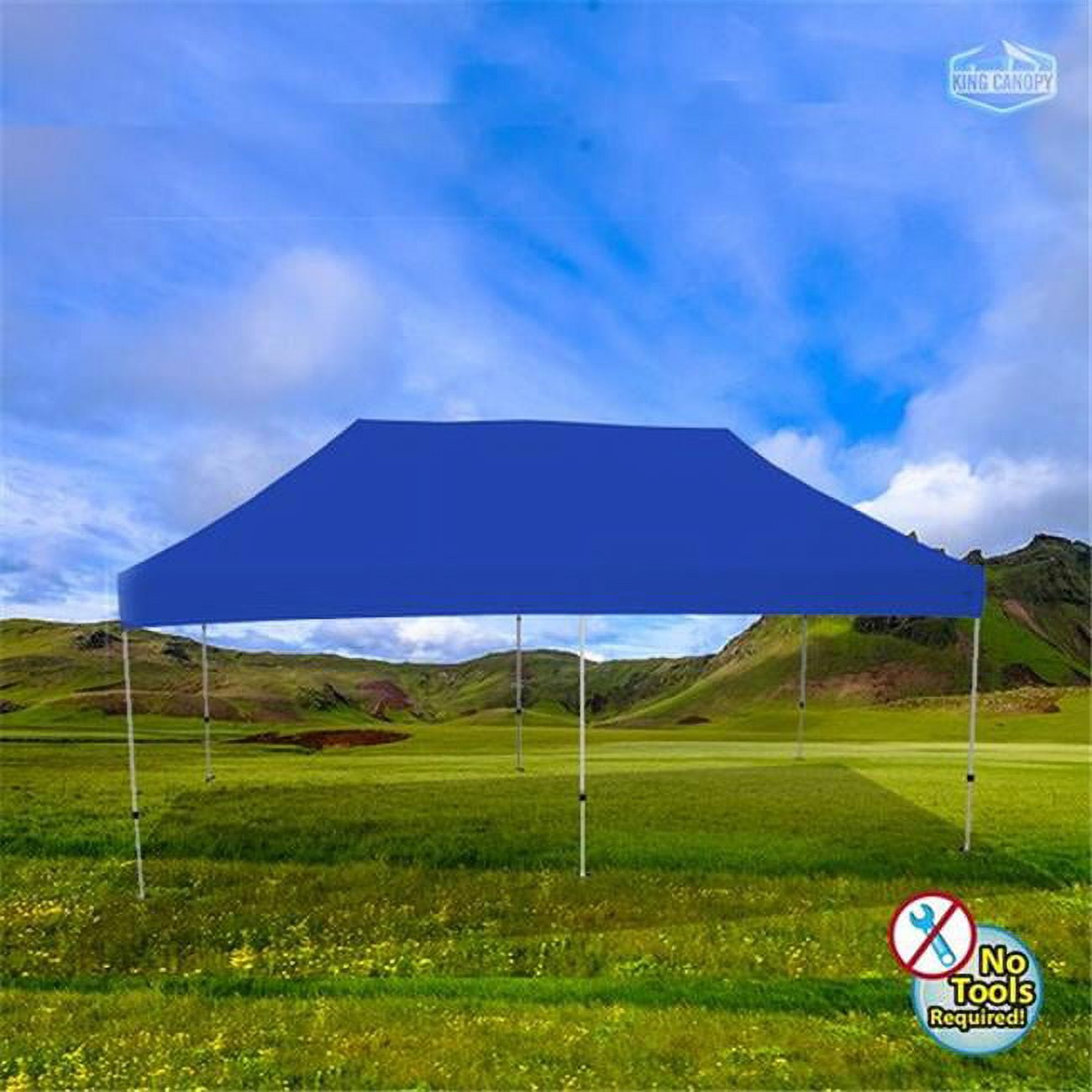 ATHENA 10X20 WHITE FRAME Instant Pop Up Tent w/ BLUE Cover - Walmart.com