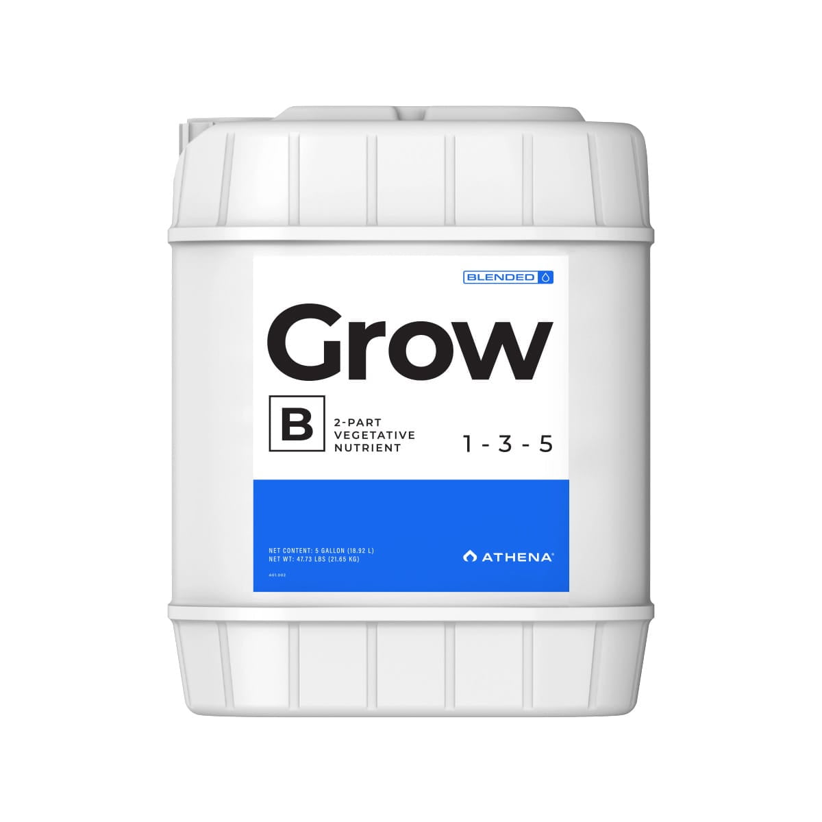 ATHENA Nutrients Grow B 5GL - Walmart.com