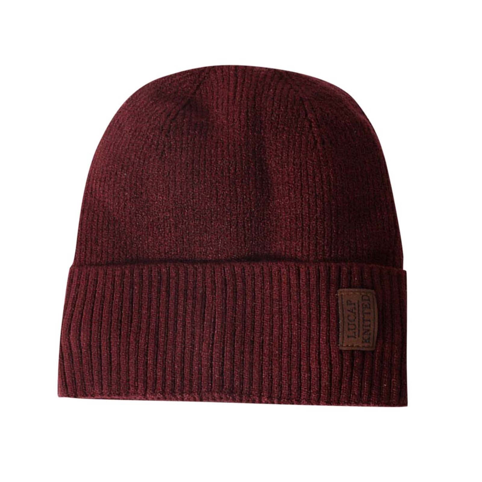 ATHJRT Beanie Hats for Men and Women Winter Warm Knit Fleece Stocking ...