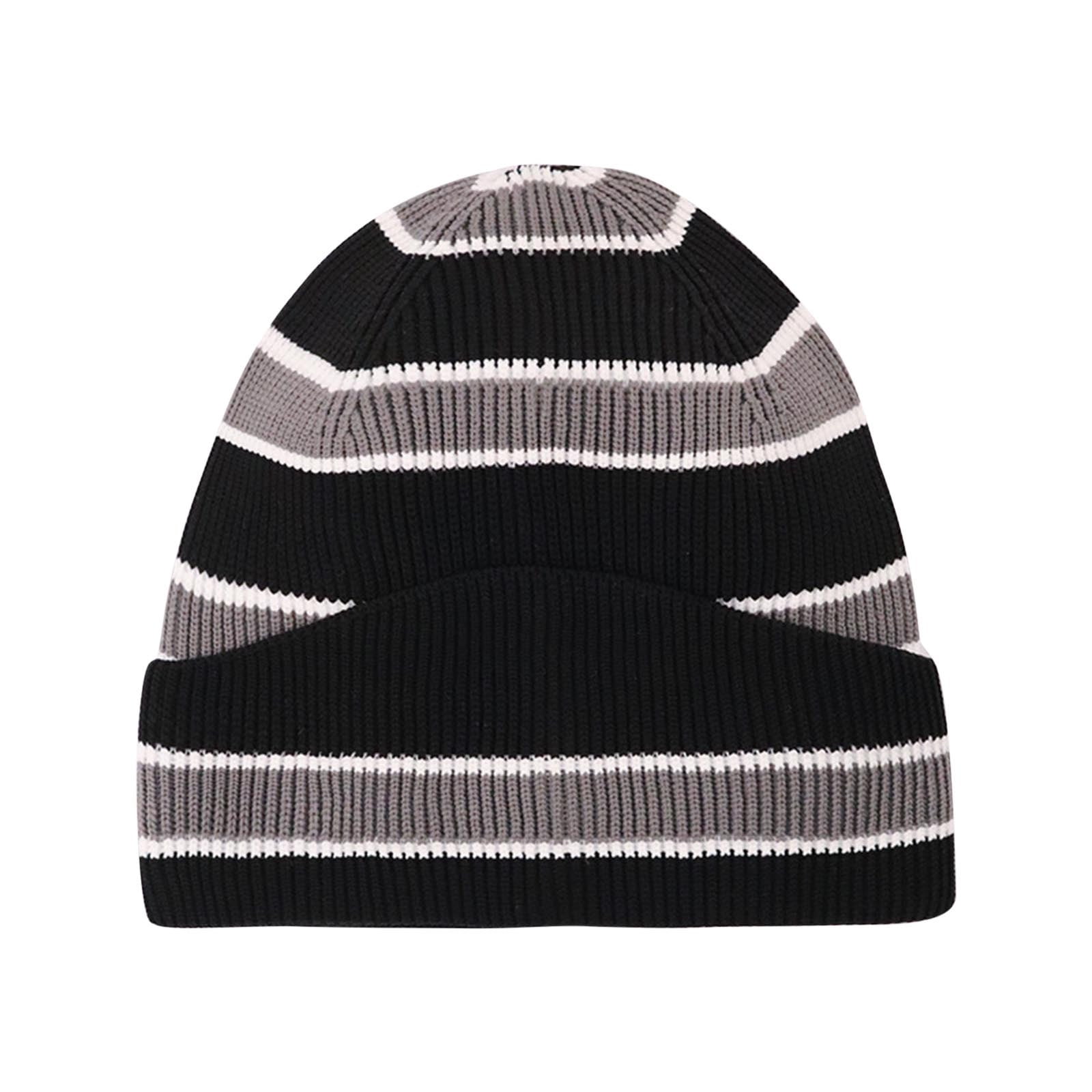 ATHJRT Unisex Beanies Fashion Colorblok Knit Caps Fisherman Trawler ...