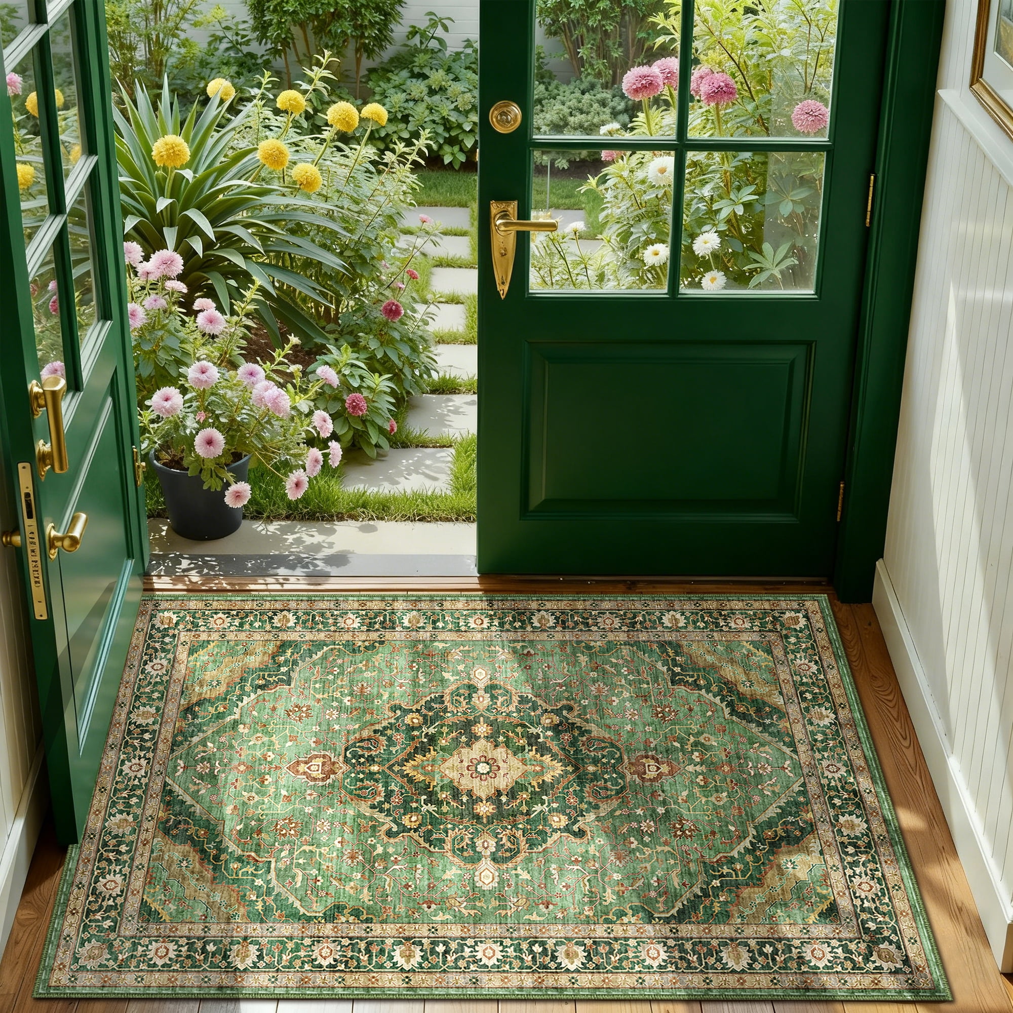 ATHOPE 2x3 Entryway Rugs for Entrance Kitchen Bathroom, Washable Soft ...