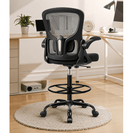 Realspace Cressfield High-Back Leather Executive Office Chair with ...