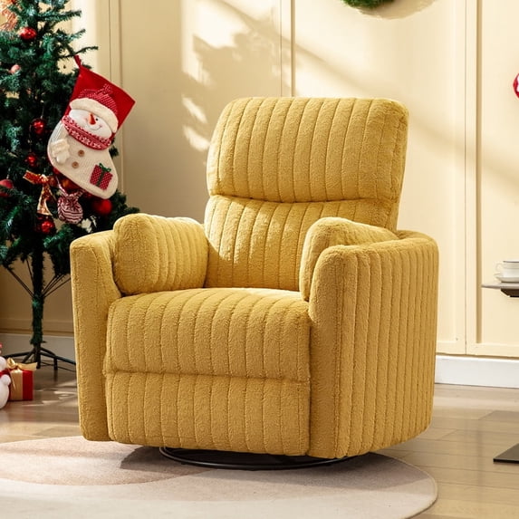 ATHOPE Powered Recliner Chair, Comfy Rocking Chair Nursery with USB ...