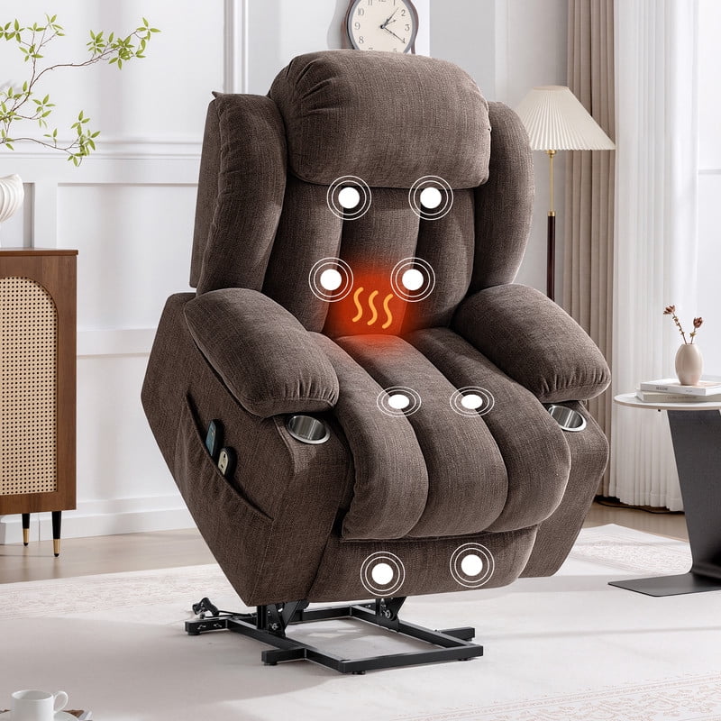 ATHOPE Power Lift Recliner Chair for Elderly with Vibration Massage and ...