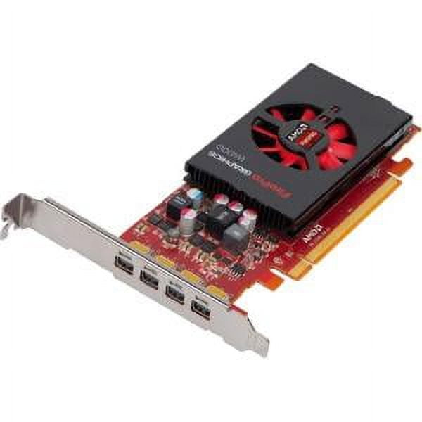 ATI AMD FirePro W4100 2GB GDDR5 4Mini DisplayPorts Low Profile PCI ...