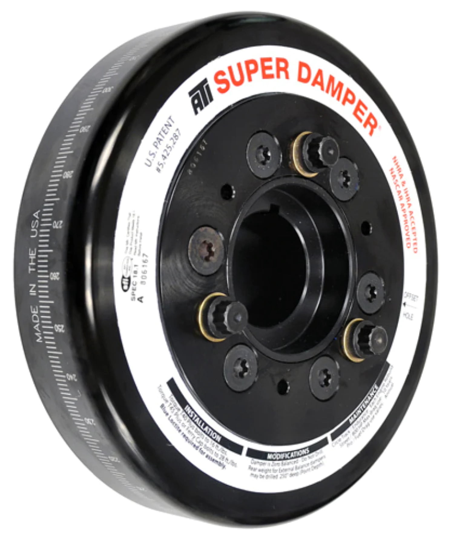 ATI Damper for Toyota Supra 94-98 with 7.07-inch Aluminum Construction ...