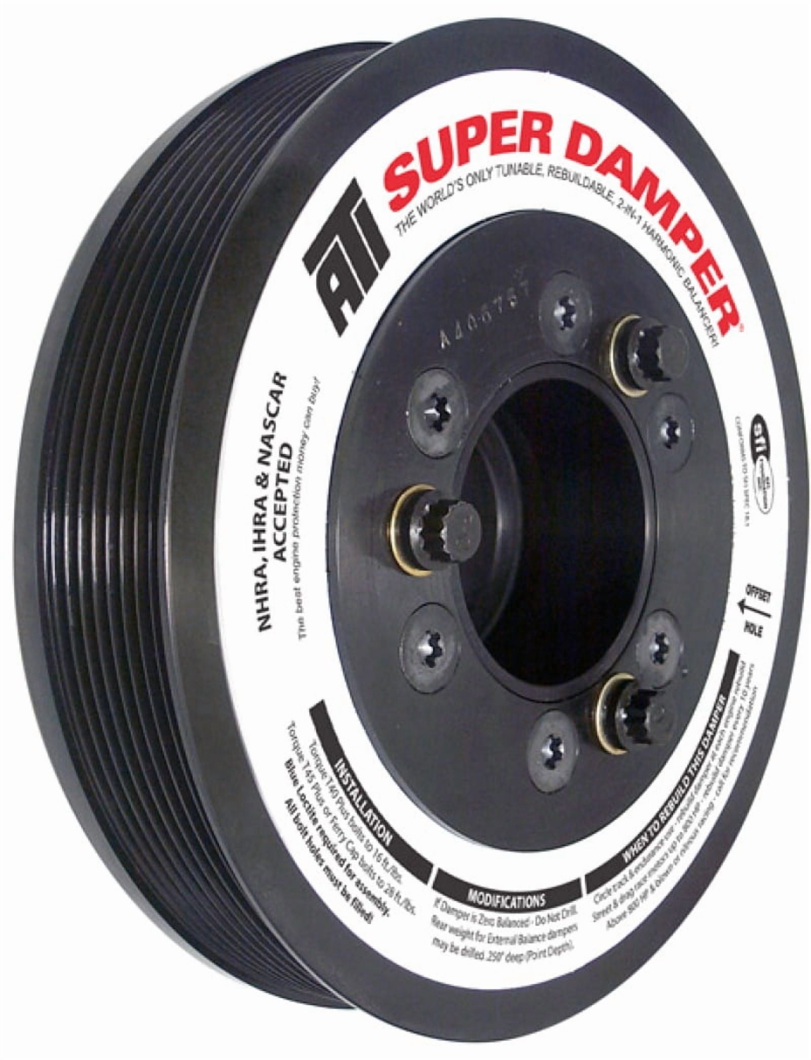 ATI Steel Harmonic Damper for Ford 7.3 Powerstroke 1999-2003 - 7.45 ...